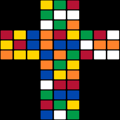 Rubik's Cube Map - Shuffled - OpenProcessing