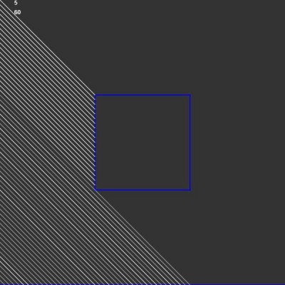 Line square intersection - OpenProcessing